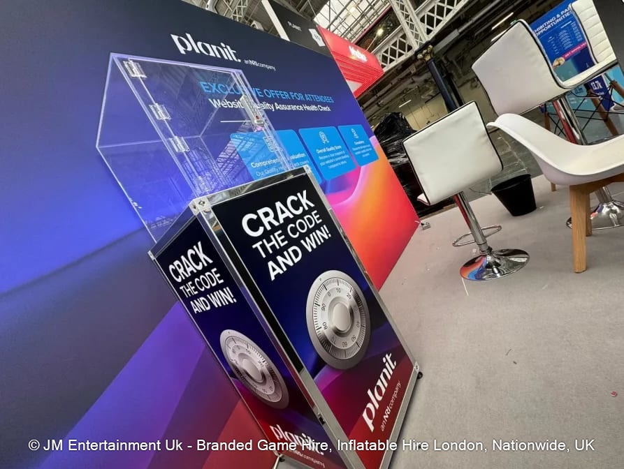 Acrylic Safe Purchase Only - Exhibition Games & Inflatable Hire London ...