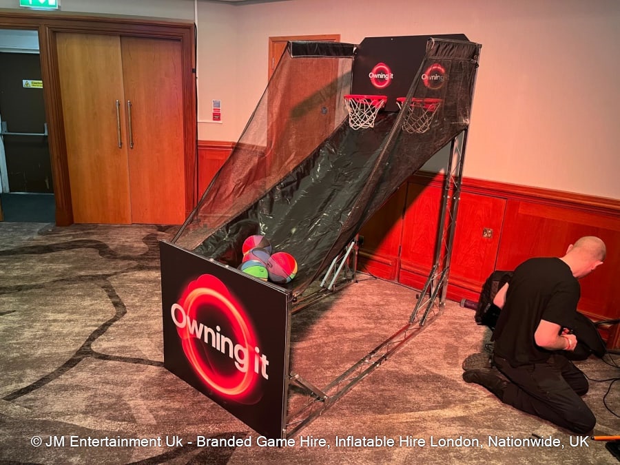 Branded Arcade Basketball Hire