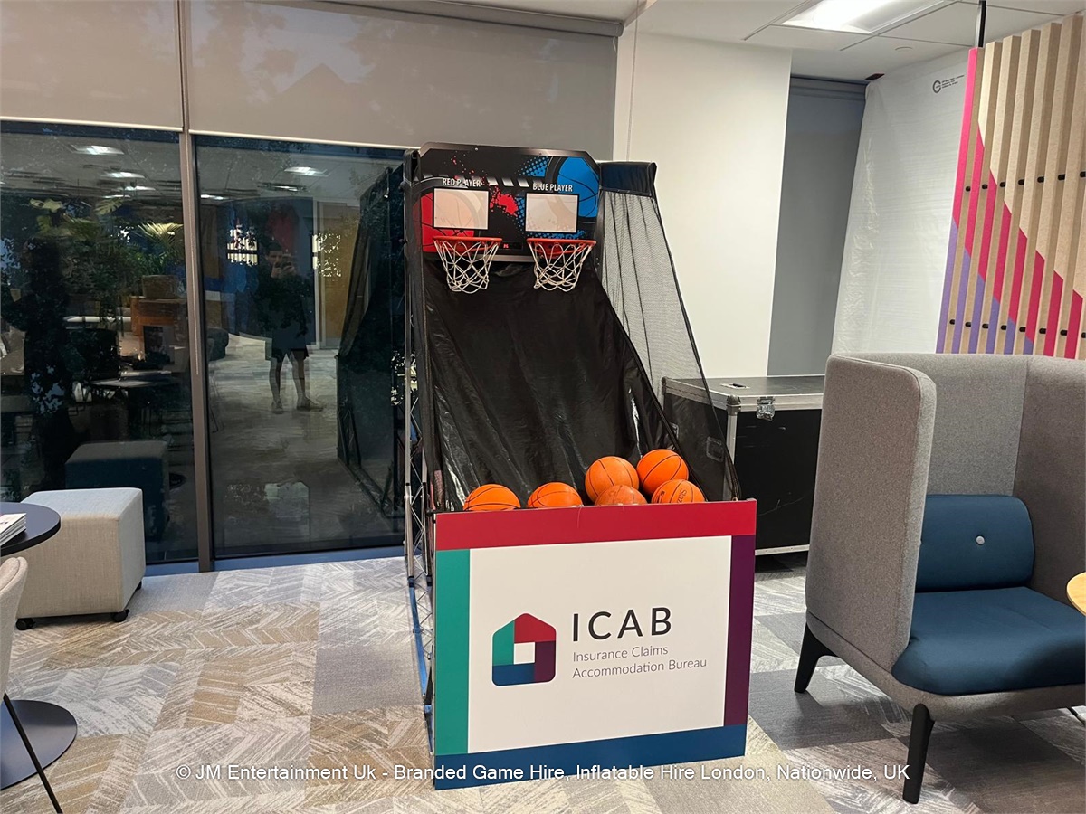 Branded Arcade Basketball Hire