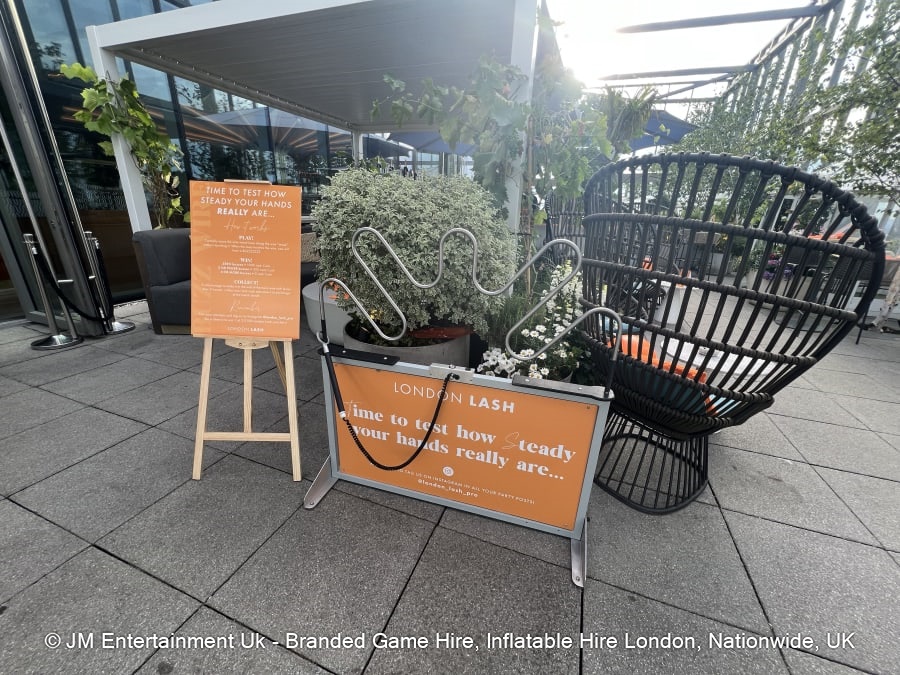 Branded Buzz Wire with Timer | Funfair & Carnival Games | UK