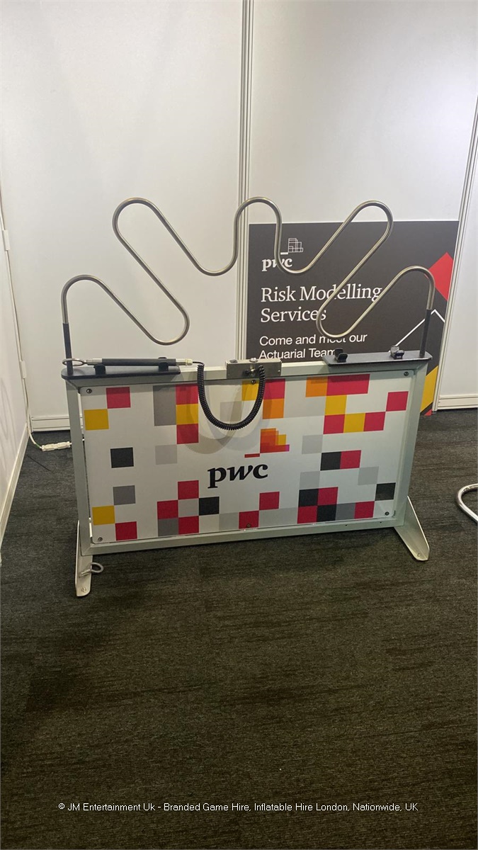 Branded Buzz Wire with Timer | Funfair & Carnival Games | UK