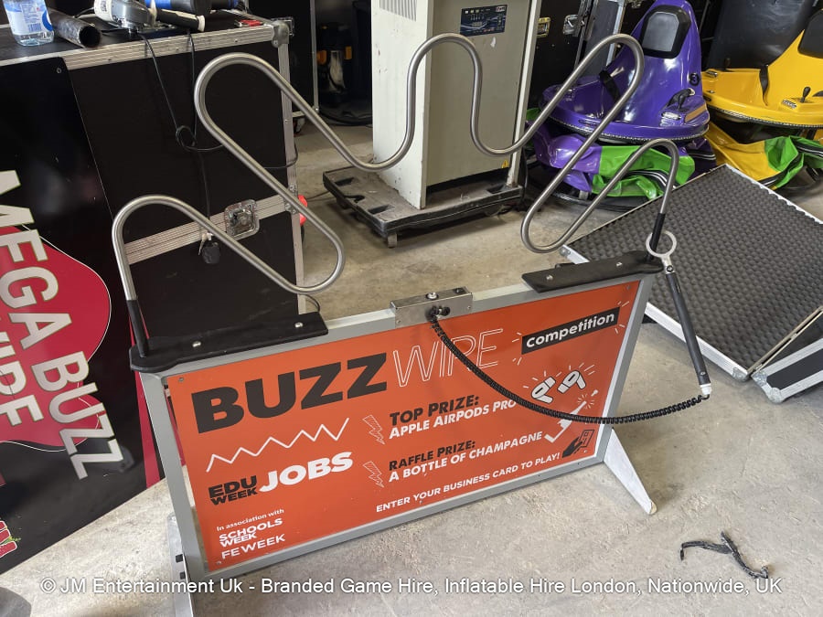 Branded Buzz Wire with Timer | Funfair & Carnival Games | UK