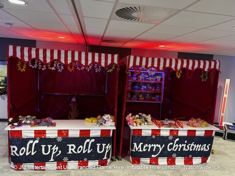 Christmas Fairground Side Stall Hire | Festive Funfair Games | UK