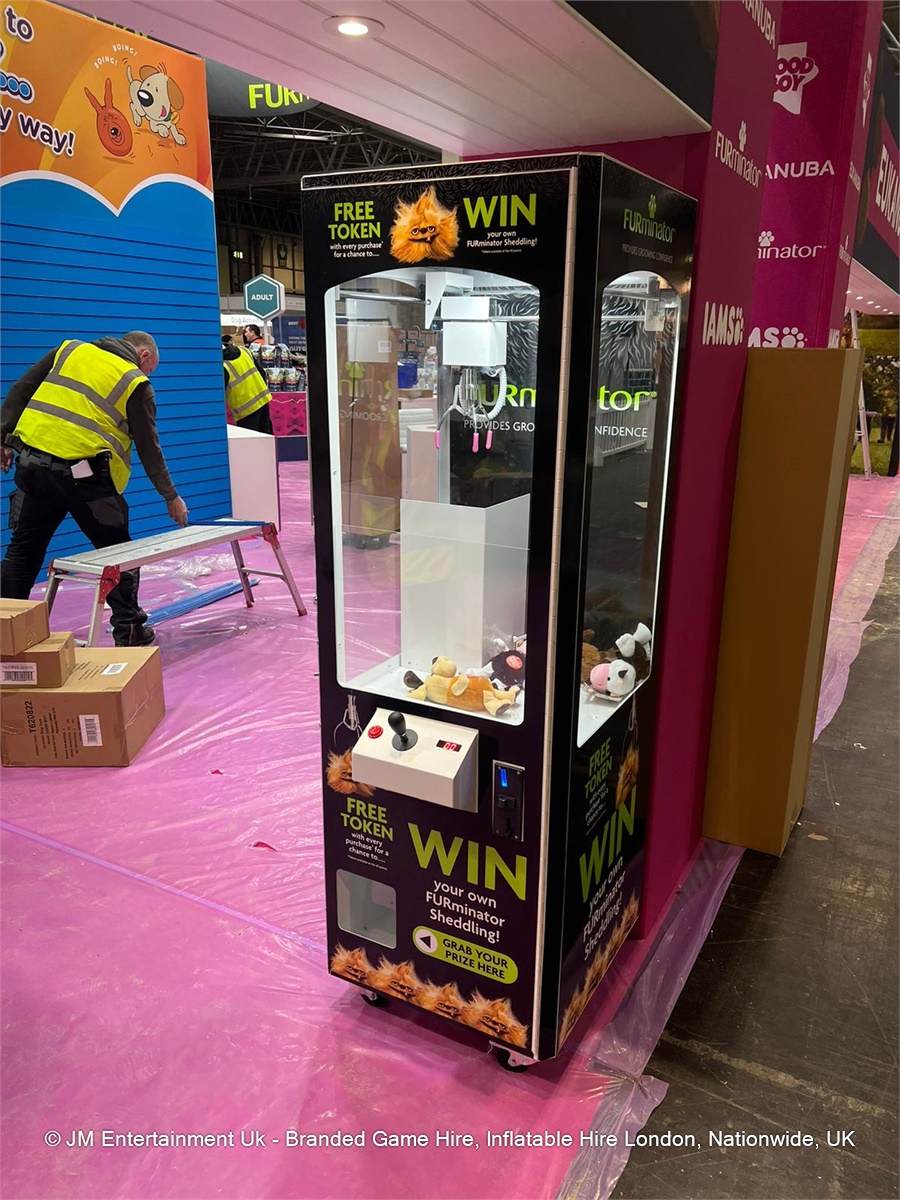 Prize Crane Grabber Hire | Claw Machine Hire | JM Entertainment UK