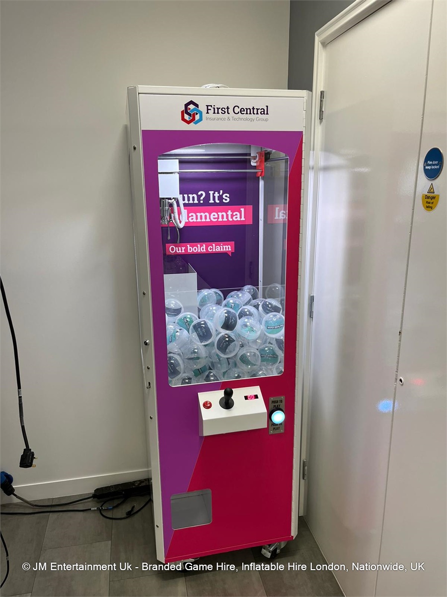 Prize Crane Grabber Hire | Claw Machine Hire | JM Entertainment UK
