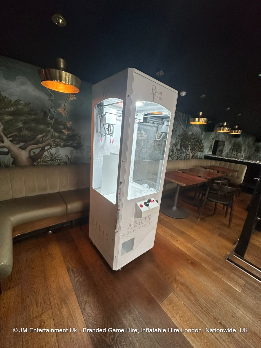 Prize Crane Grabber Hire | Claw Machine Hire | JM Entertainment UK