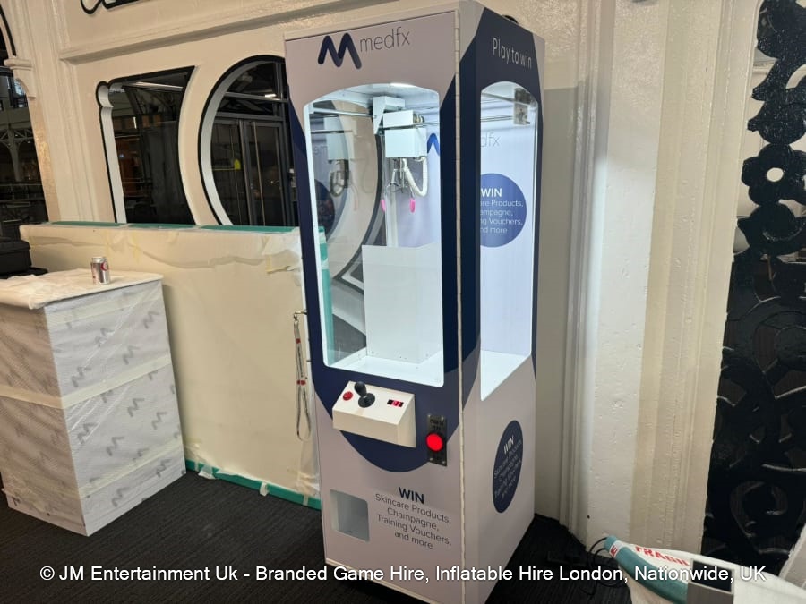 Prize Crane Grabber Hire | Claw Machine Hire | JM Entertainment UK