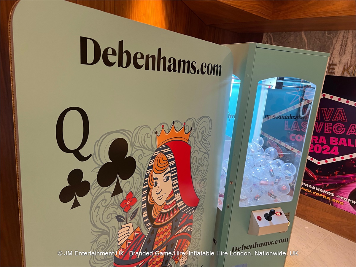 Prize Crane Grabber Hire | Claw Machine Hire | JM Entertainment UK