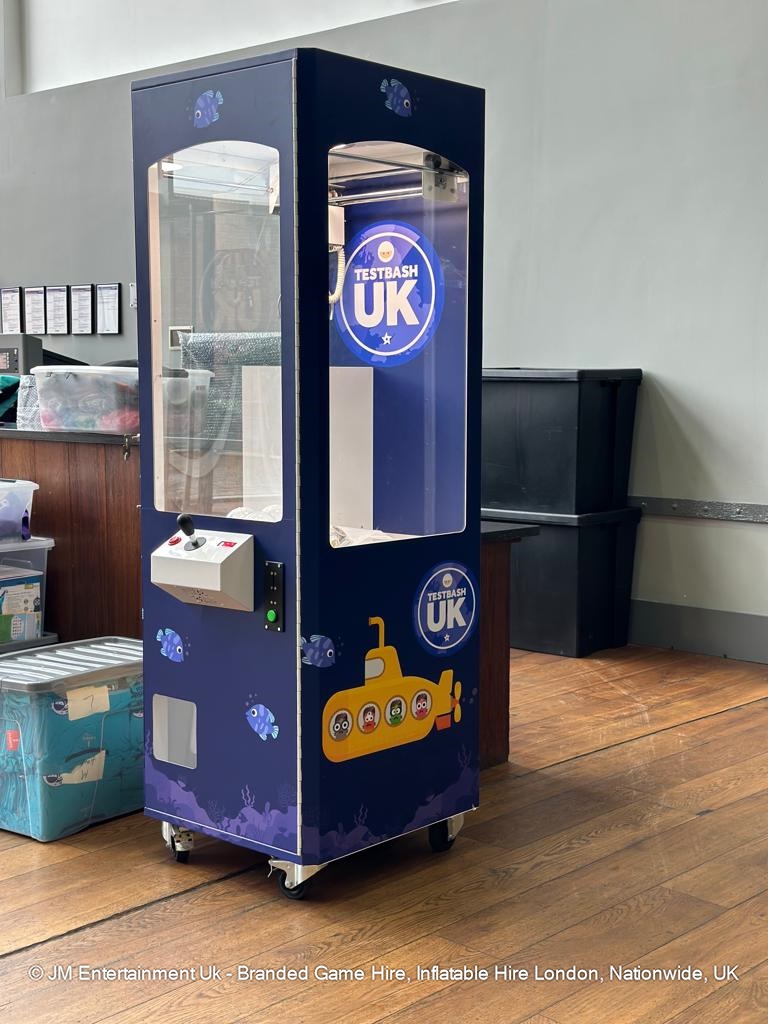 Prize Crane Grabber Hire | Claw Machine Hire | JM Entertainment UK