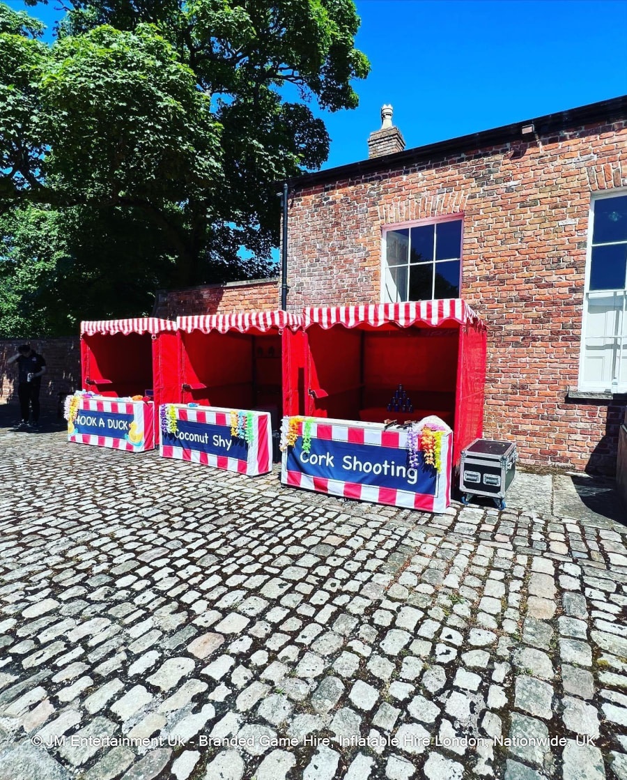 Cork Shooting Side Stall | Funfair & Fairground Games Hire | UK