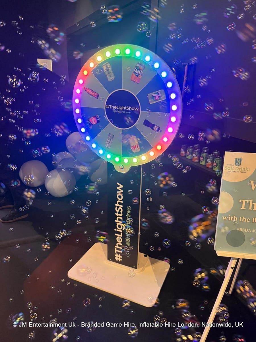 Digital Wheel of Fortune Hire | Spin the Wheel | JM Entertainment Ltd