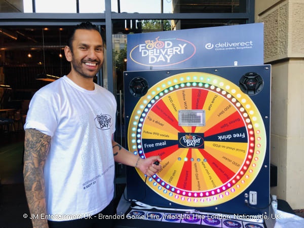Digital Wheel of Fortune Hire | Spin the Wheel | JM Entertainment Ltd