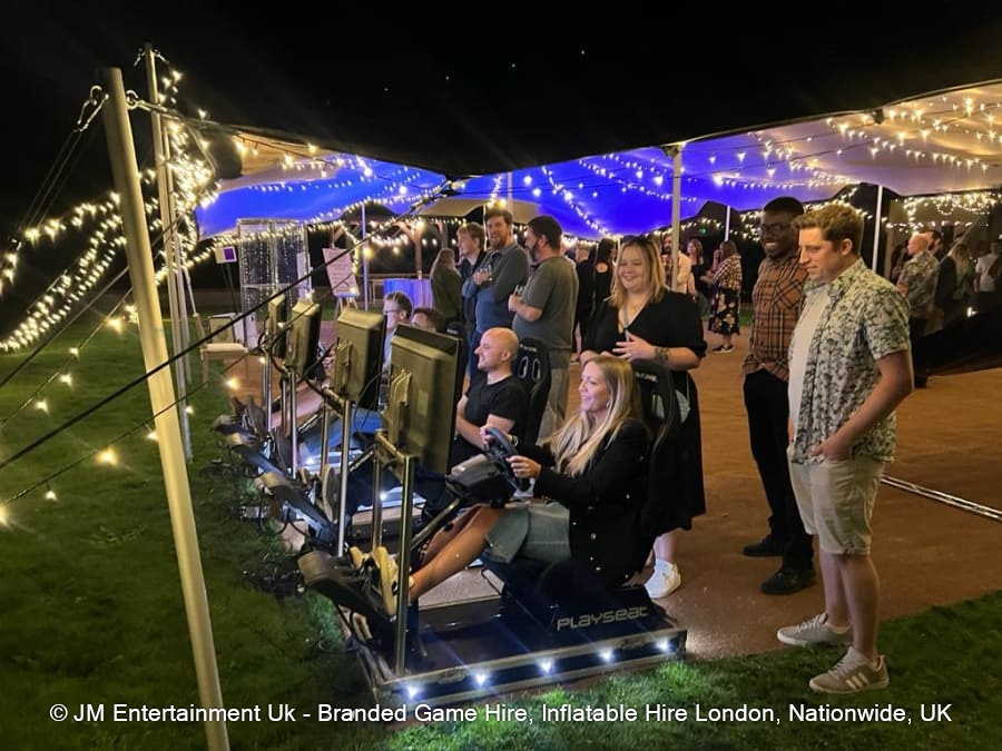 Driving Racing Simulator Hire | 4-Player Race Simulator Hire UK