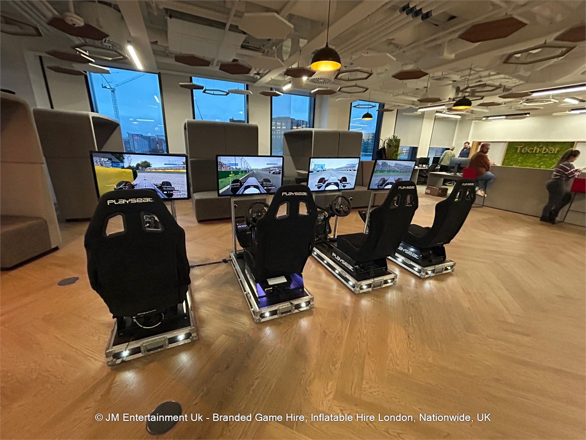 Driving Racing Simulator Hire | 4-Player Race Simulator Hire UK