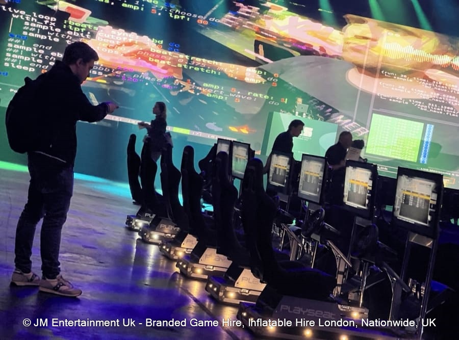 Driving Racing Simulator Hire | 4-Player Race Simulator Hire UK
