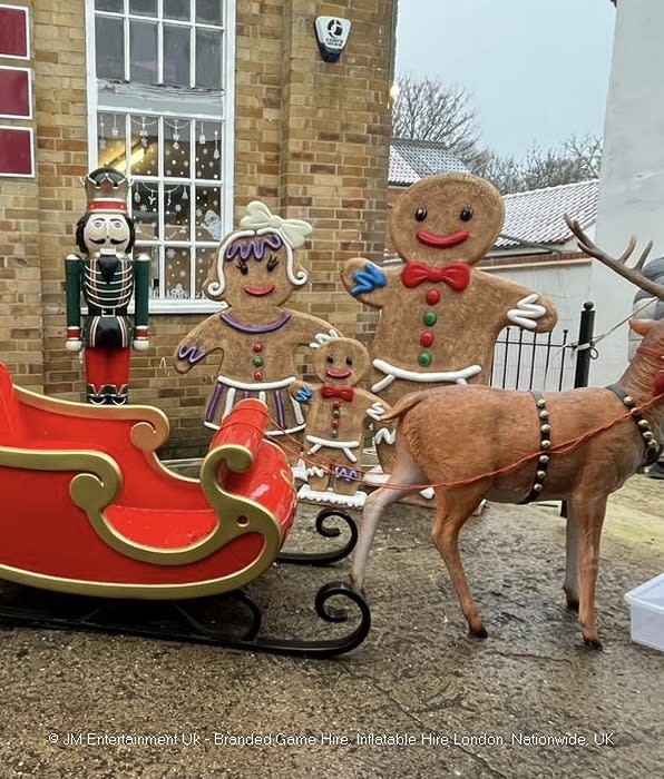 Gingerbread Snowman Prop Hire