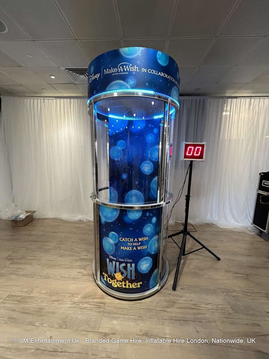 Grab 'A' Grand Cash Cube Hire | Interactive Fun | JM Entertainment Uk