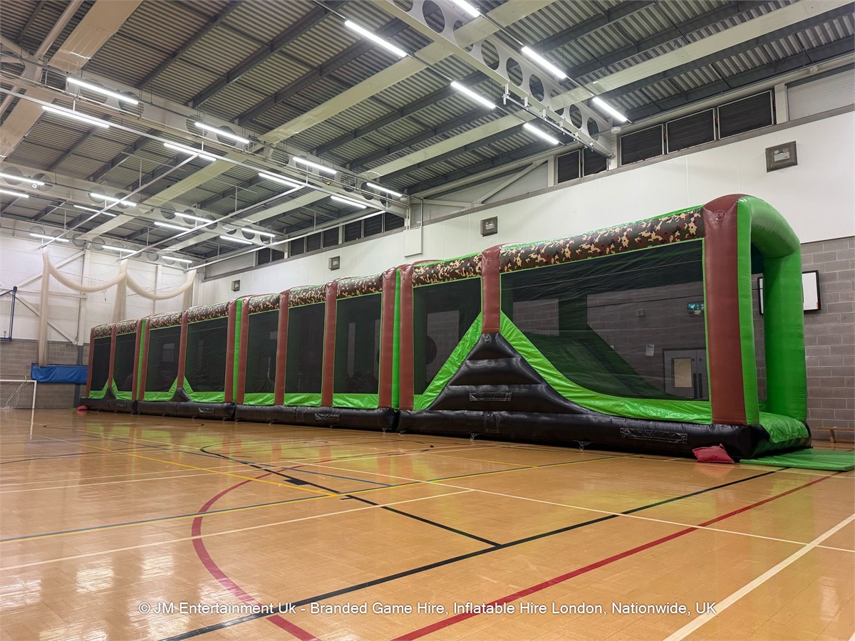 Inflatable Army Obstacle Course for Hire UK | JM Entertainment