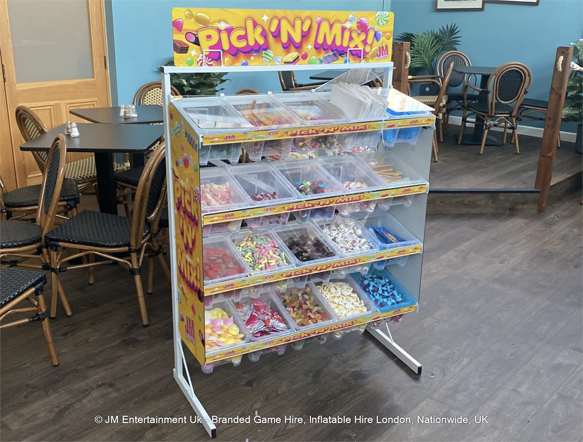 Pick N Mix Stand Hire | Sweetie Stand Hire | JM Entertainment Uk