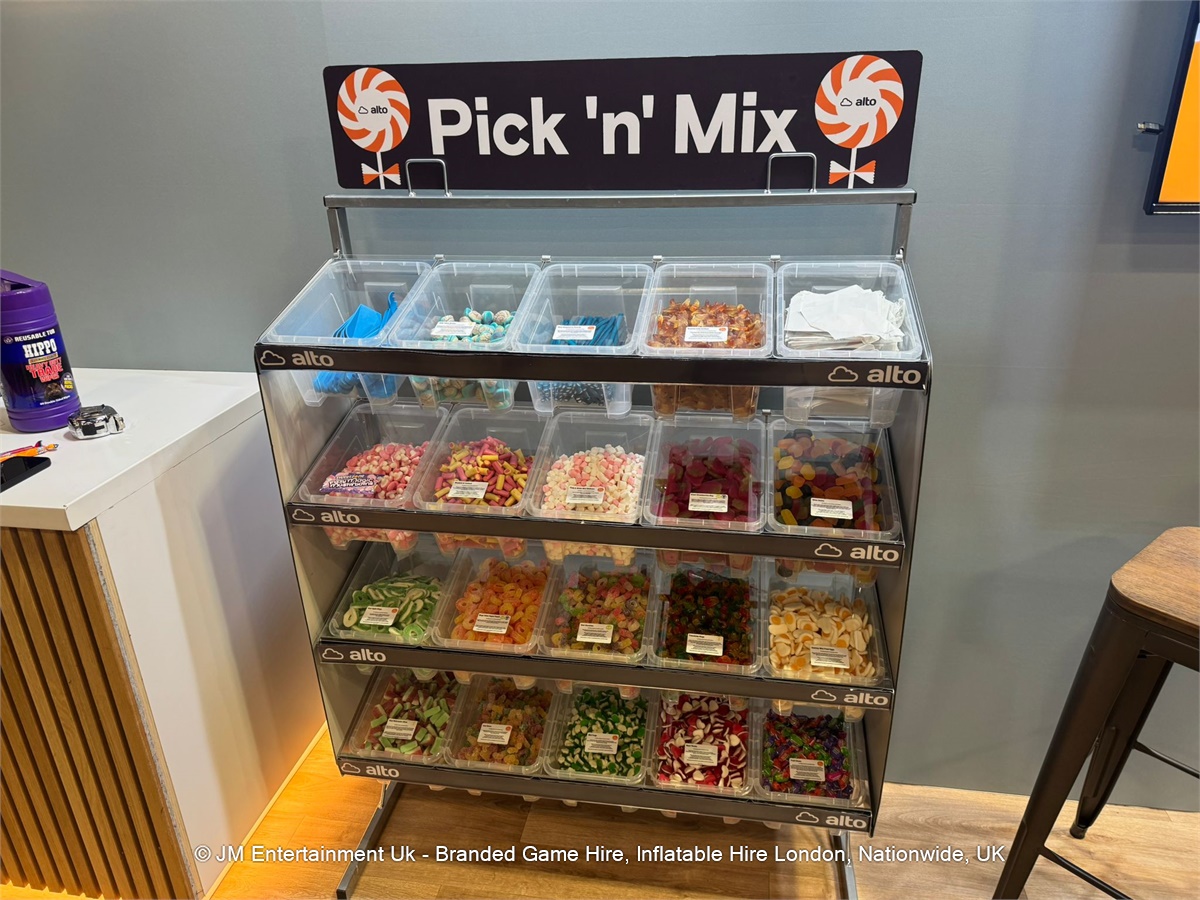 Pick 'N' Mix Sweet Stand Hire UK-wide | Custom Branded Sweetie Stands