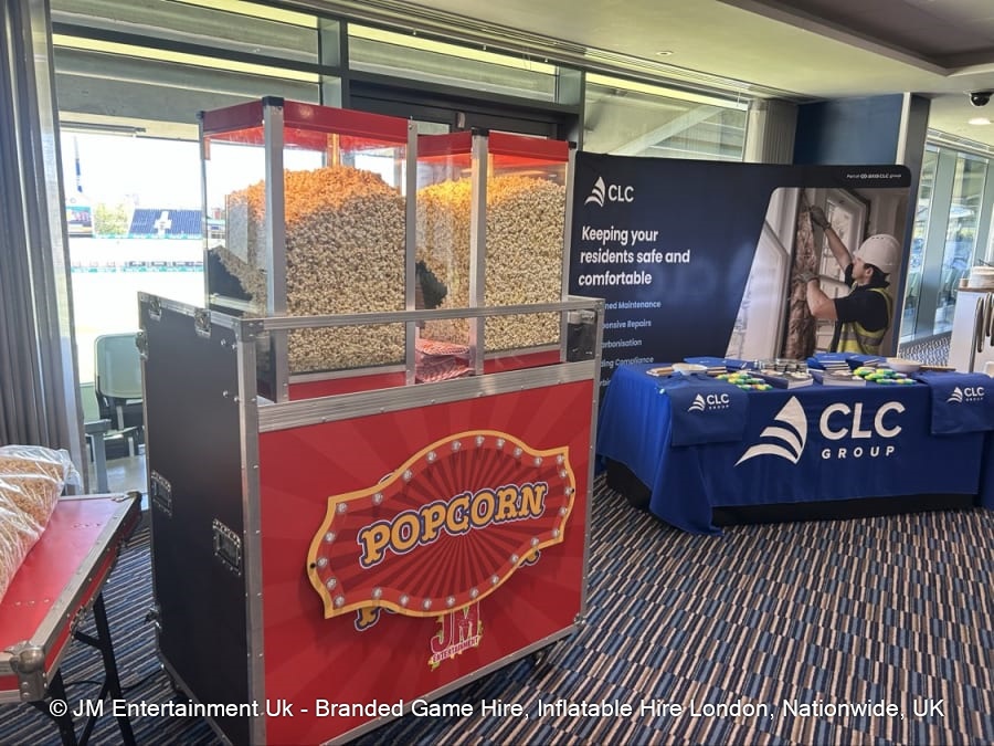 Popcorn Cart & Machine Hire Liverpool | Concession Carts | Jm Ents