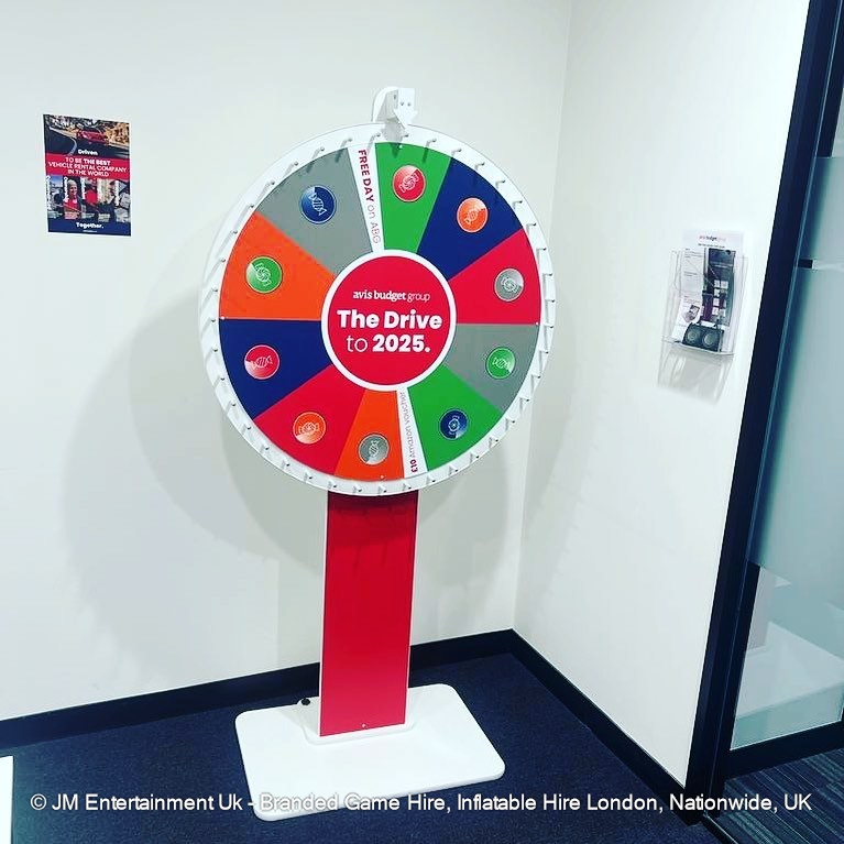 Prize Wheel Hire | Avis Budget | Berkshire - Inflatable & Exhibition ...