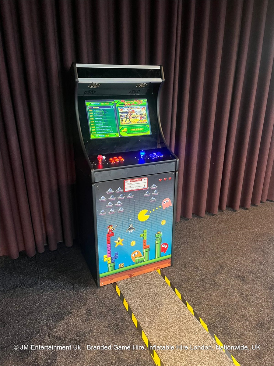 Retro Arcade Machine Hire | Arcade Games Hire | JM Ents Uk