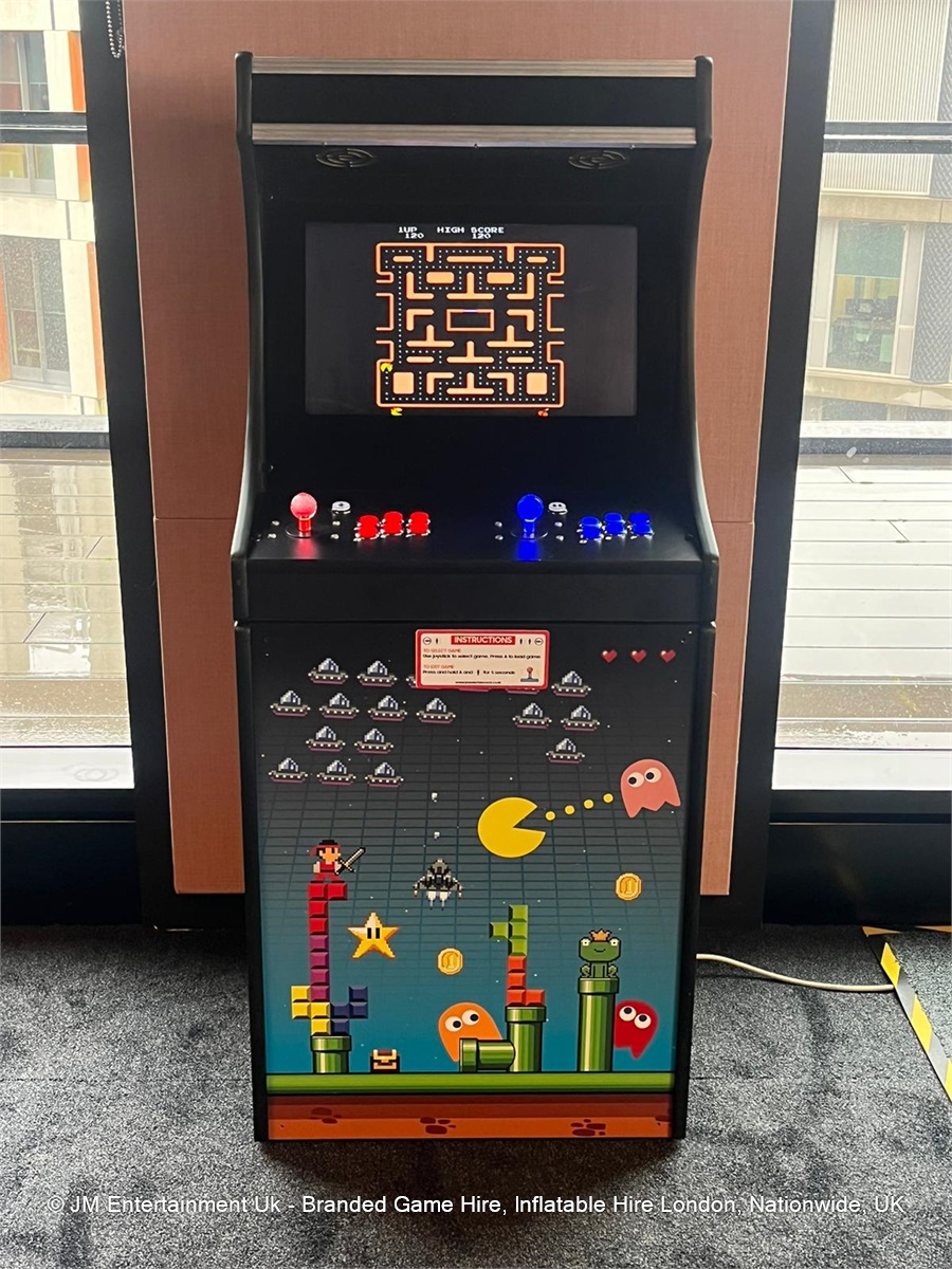 Retro Arcade Machine Hire | Arcade Games Hire | JM Ents Uk