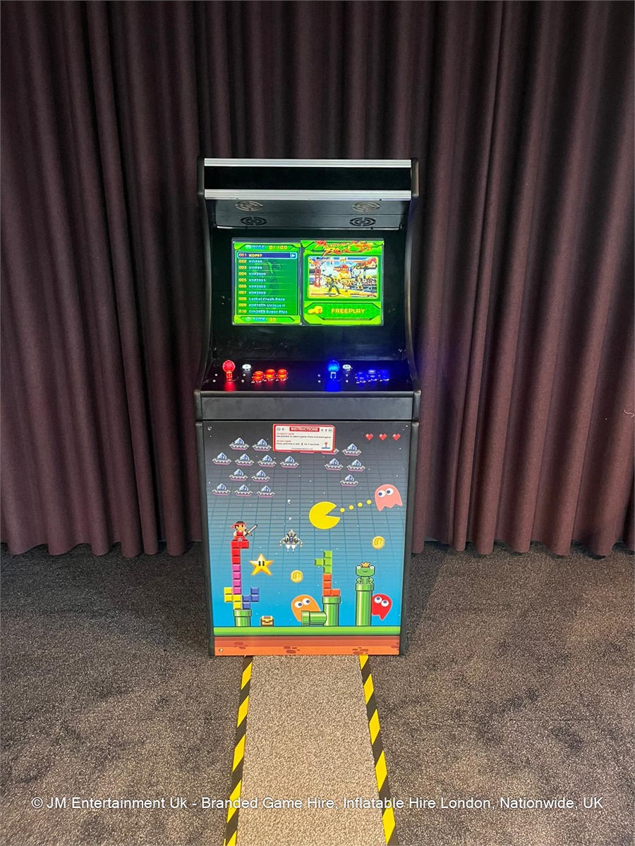 Retro Arcade Machine Hire | Arcade Games Hire | JM Ents Uk