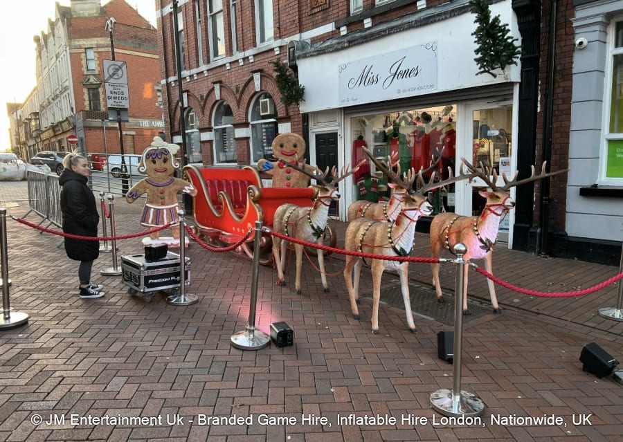 Santa's Sleigh Prop Hire | Deluxe Christmas Event Props