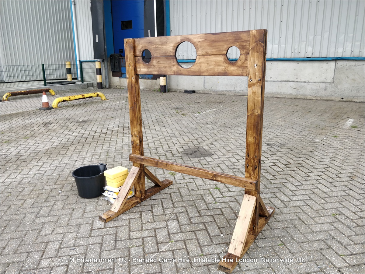 Stocks and Sponges Hire for Fun Days and Events